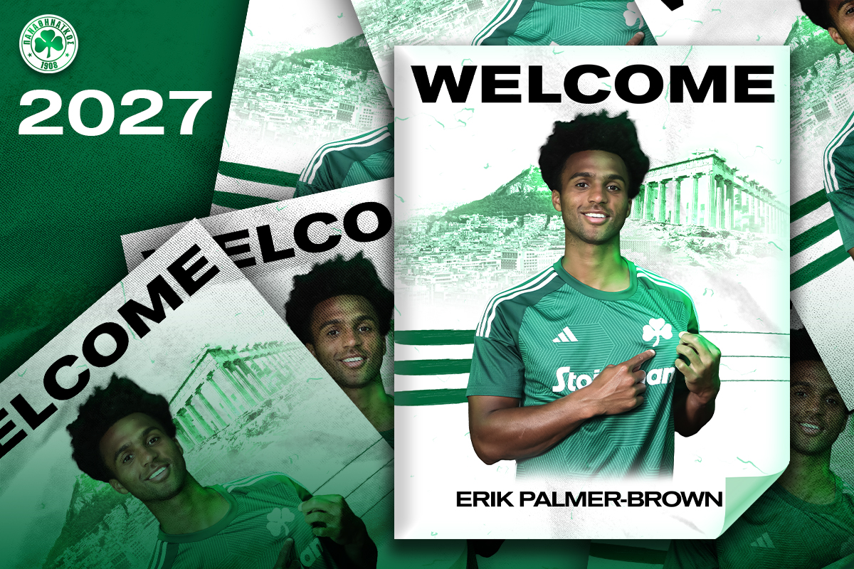 ΣΤΟΝ ΠΑΝΑΘΗΝΑΪΚΟ Ο ΠΑΛΜΕΡ – ΜΠΡΑΟΥΝ | PANATHINAIKOS FC OFFICIAL WEB SITE