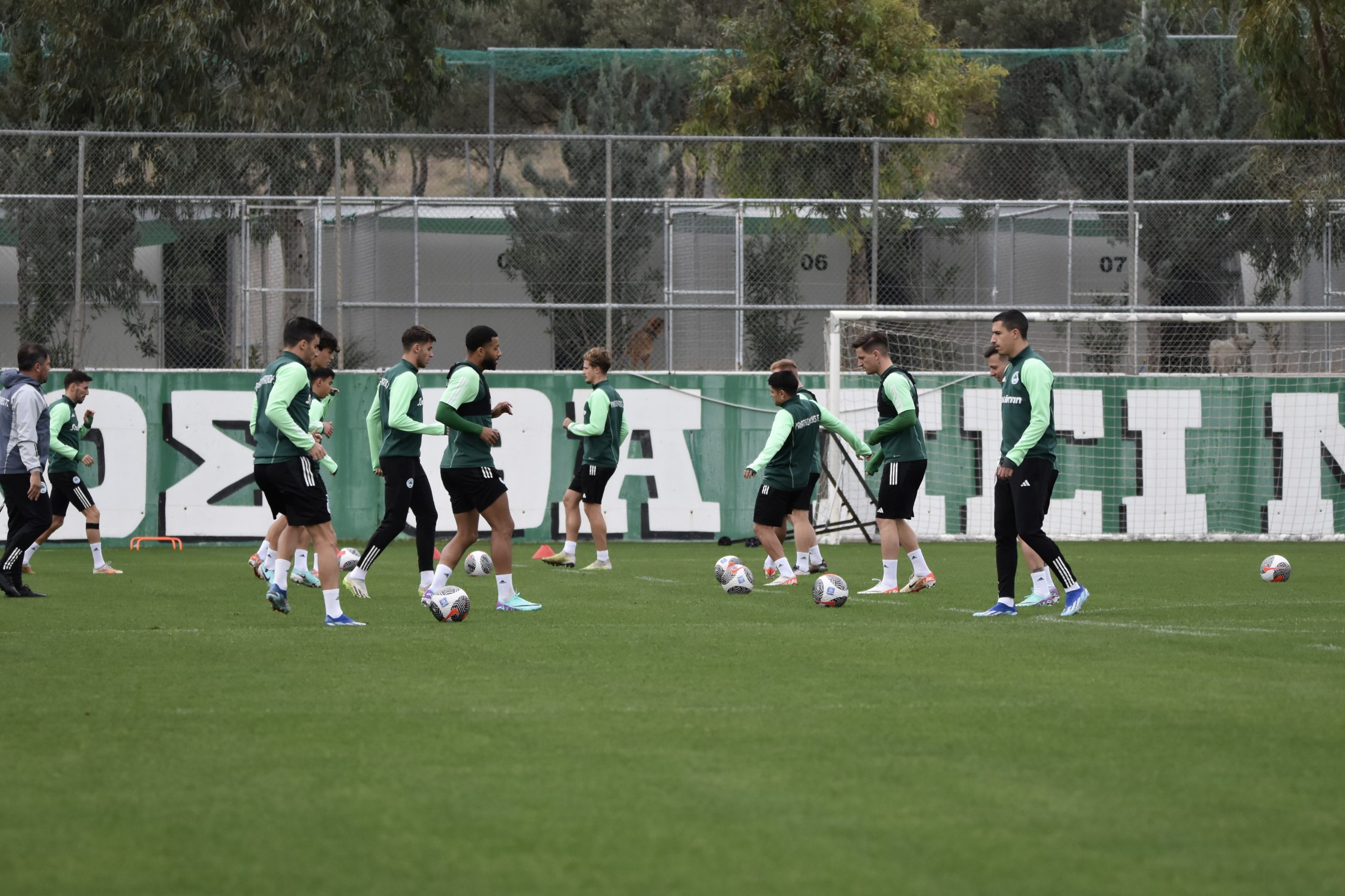 ΑΣΚΗΣΕΙΣ ΚΥΚΛΟΦΟΡΙΑΣ ΜΠΑΛΑΣ | PANATHINAIKOS FC OFFICIAL WEB SITE