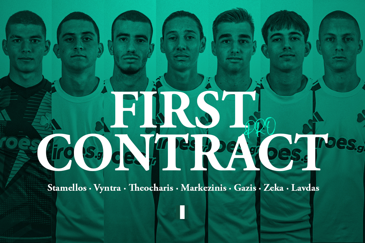 PROFESSIONAL CONTRACTS TO 7 PLAYERS FROM THE ACADEMY | PANATHINAIKOS FC ...